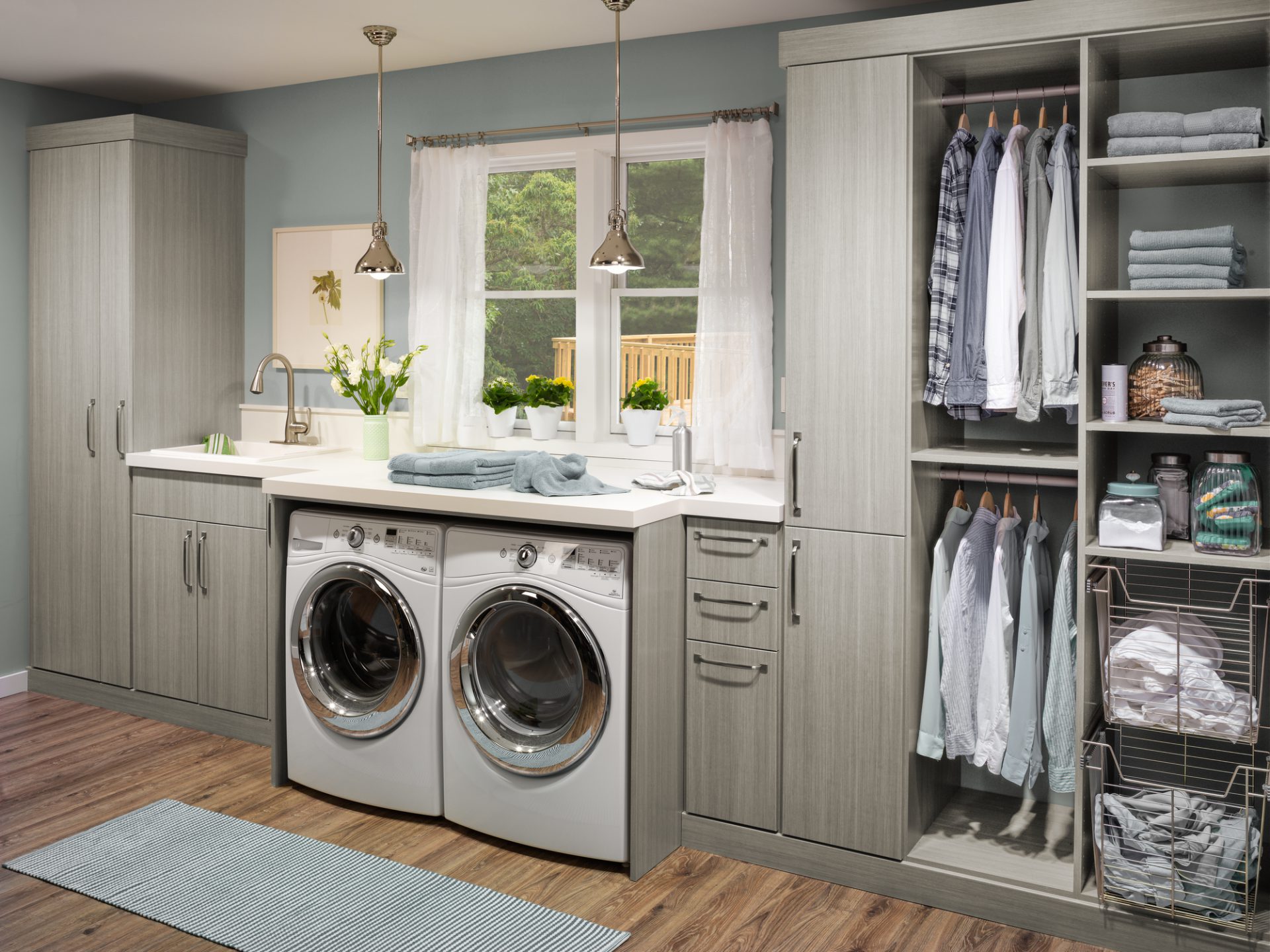 Laundry Room Storage & Cabinet Solutions | Inspired Closets - Custom ...
