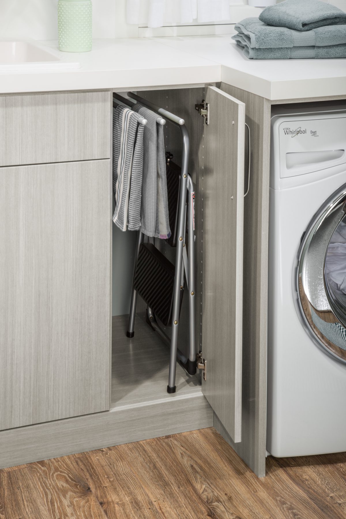 Laundry Room Storage & Cabinet Solutions | Inspired Closets