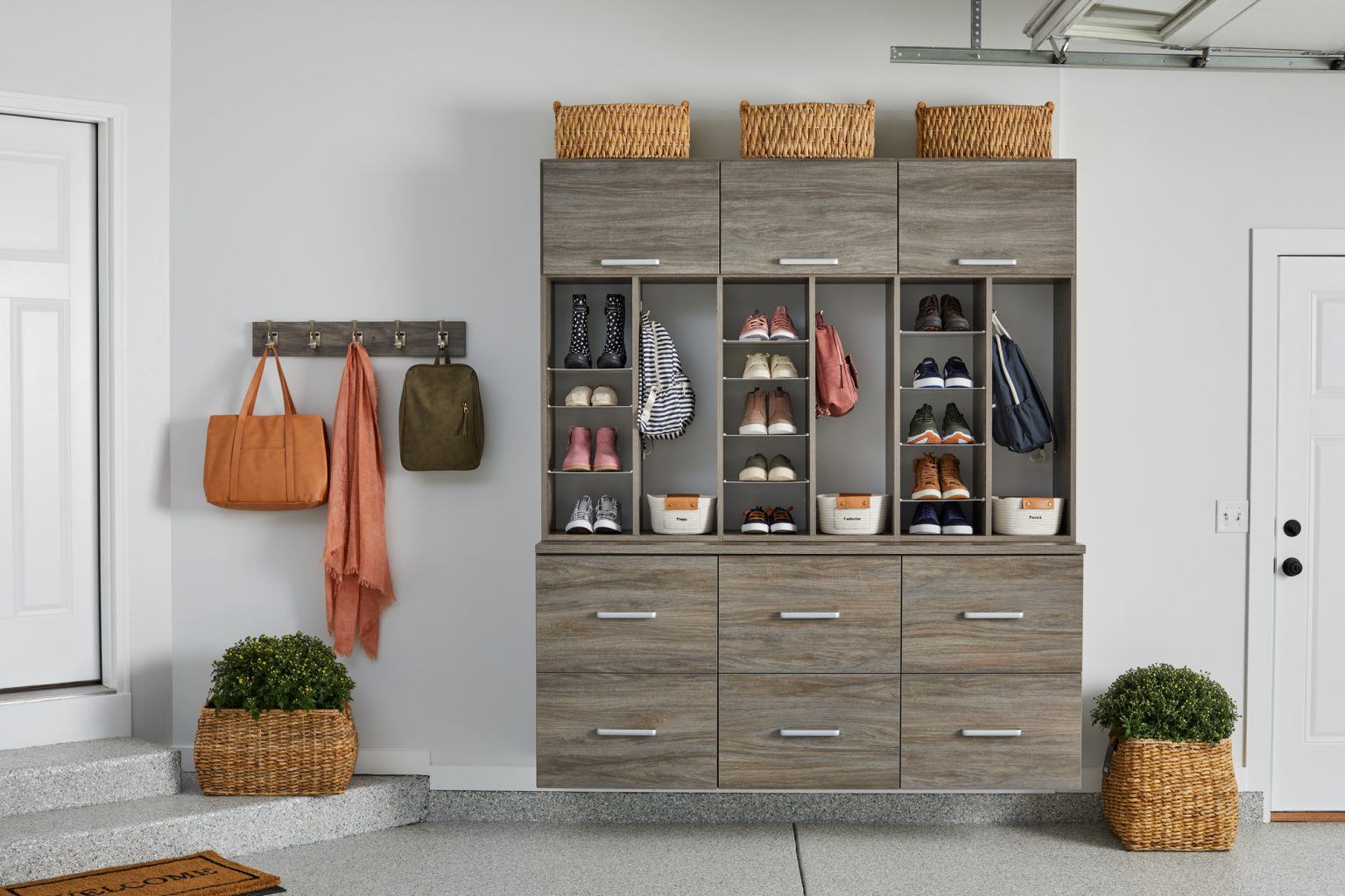 Garage Entryway Storage Solutions | Inspired Closets Miami