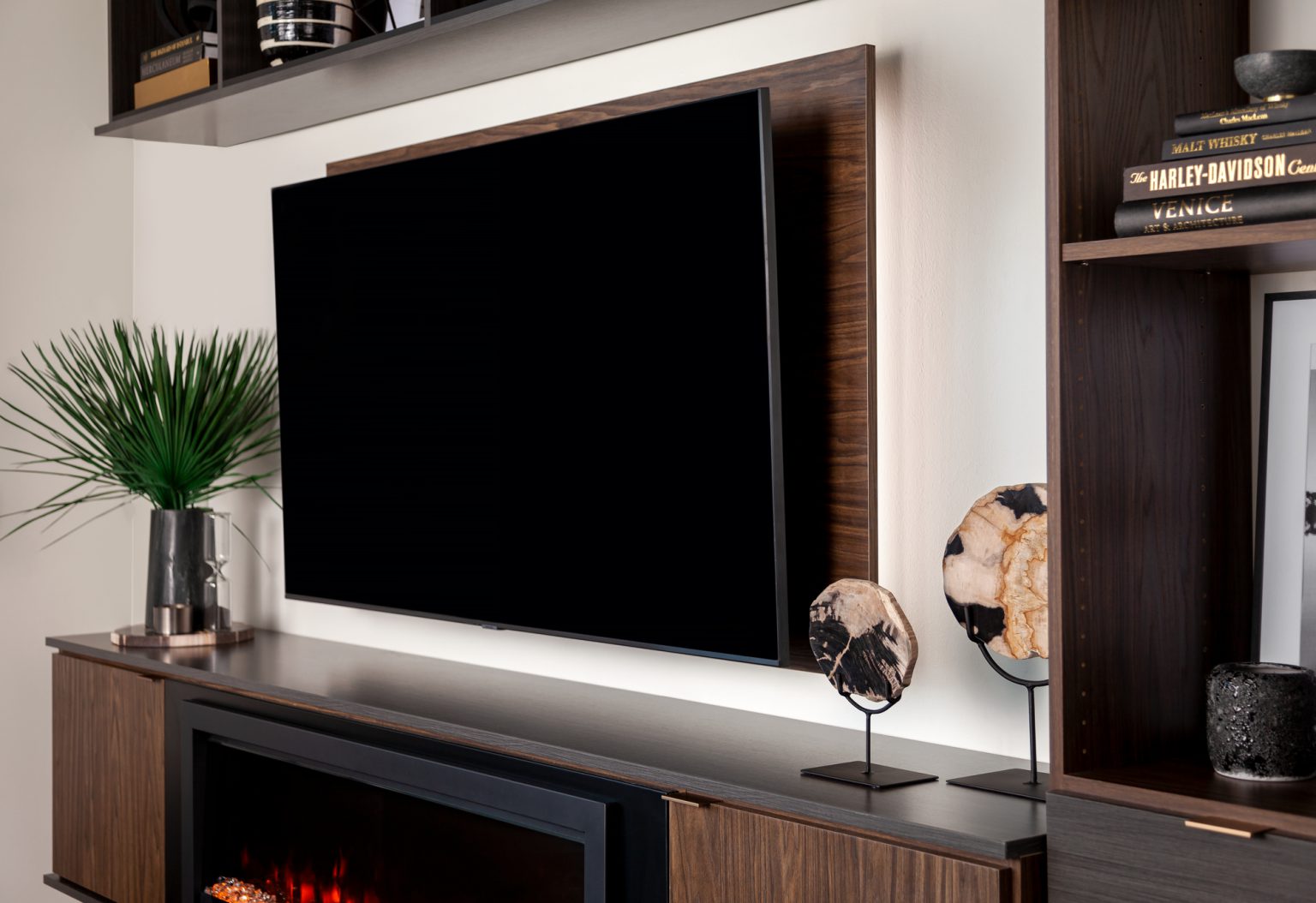 Custom Entertainment Center | Inspired Closets