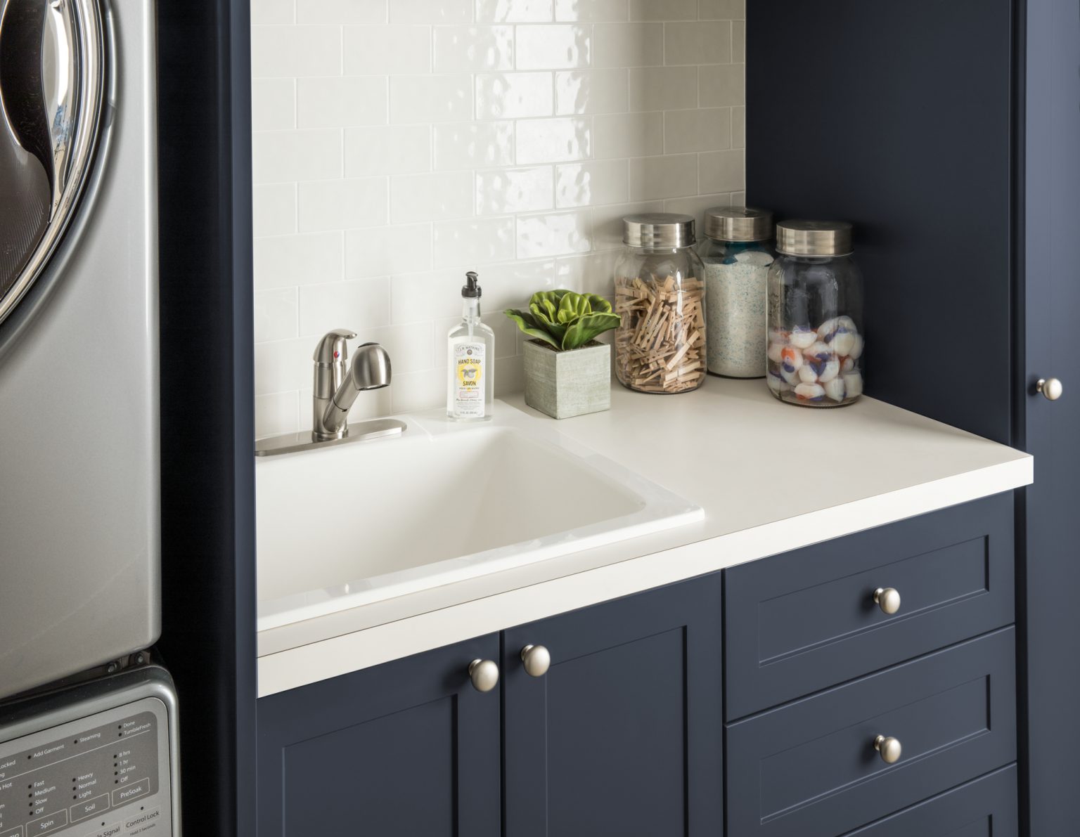 Laundry Room Storage & Cabinet Solutions | Inspired Closets