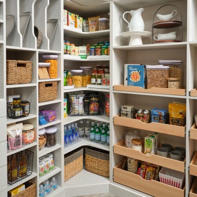 Custom Pantry Design in Color Houghton | Inspired Closets Miami