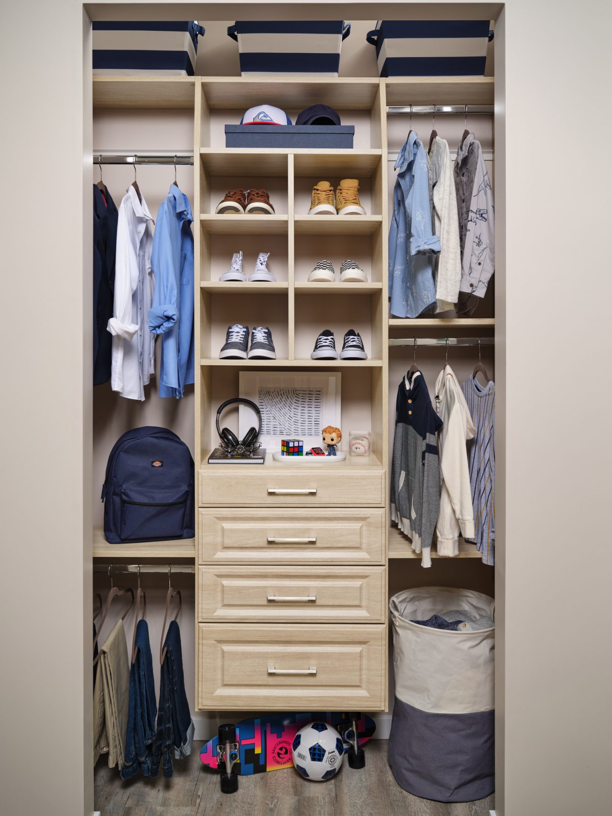 Boys Reach-In Closet Ideas | Inspired Closets