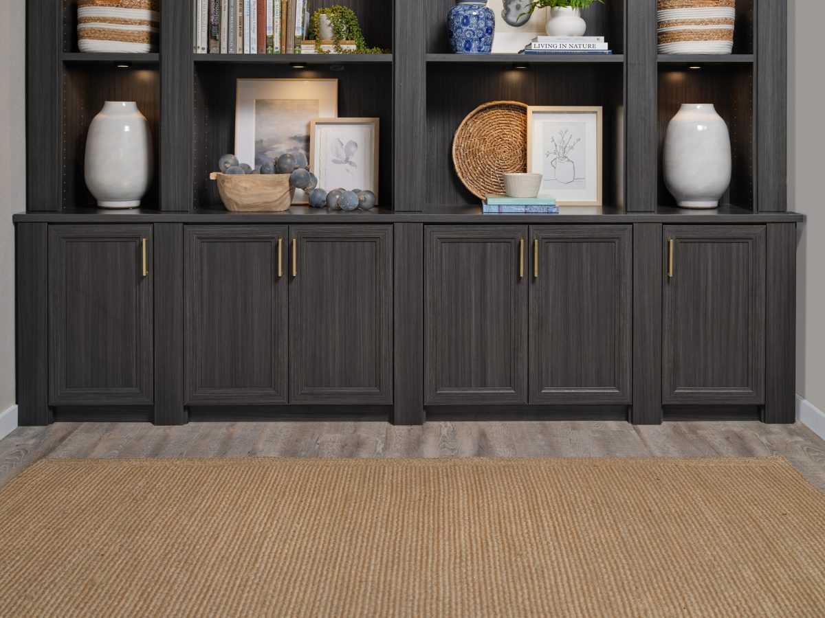 Custom Library in the Color Ore | Inspired Closet Miami