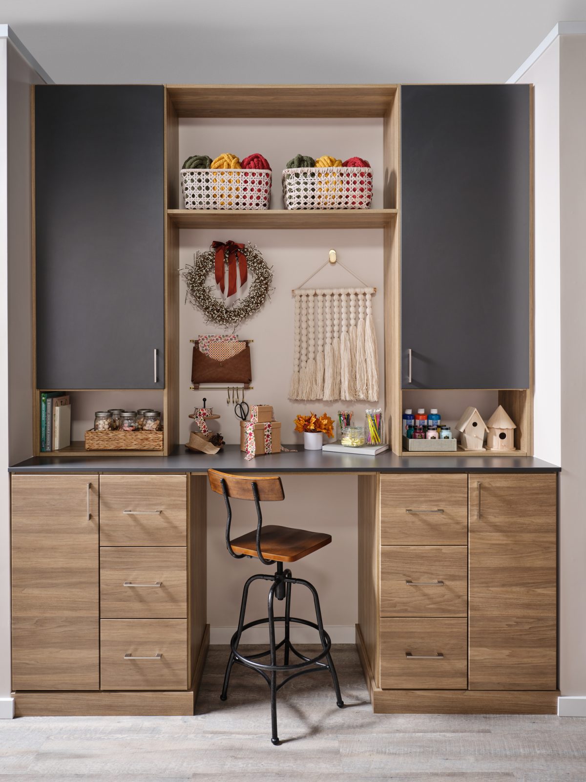 Custom Library in the Color Ore | Inspired Closet Miami - Custom ...