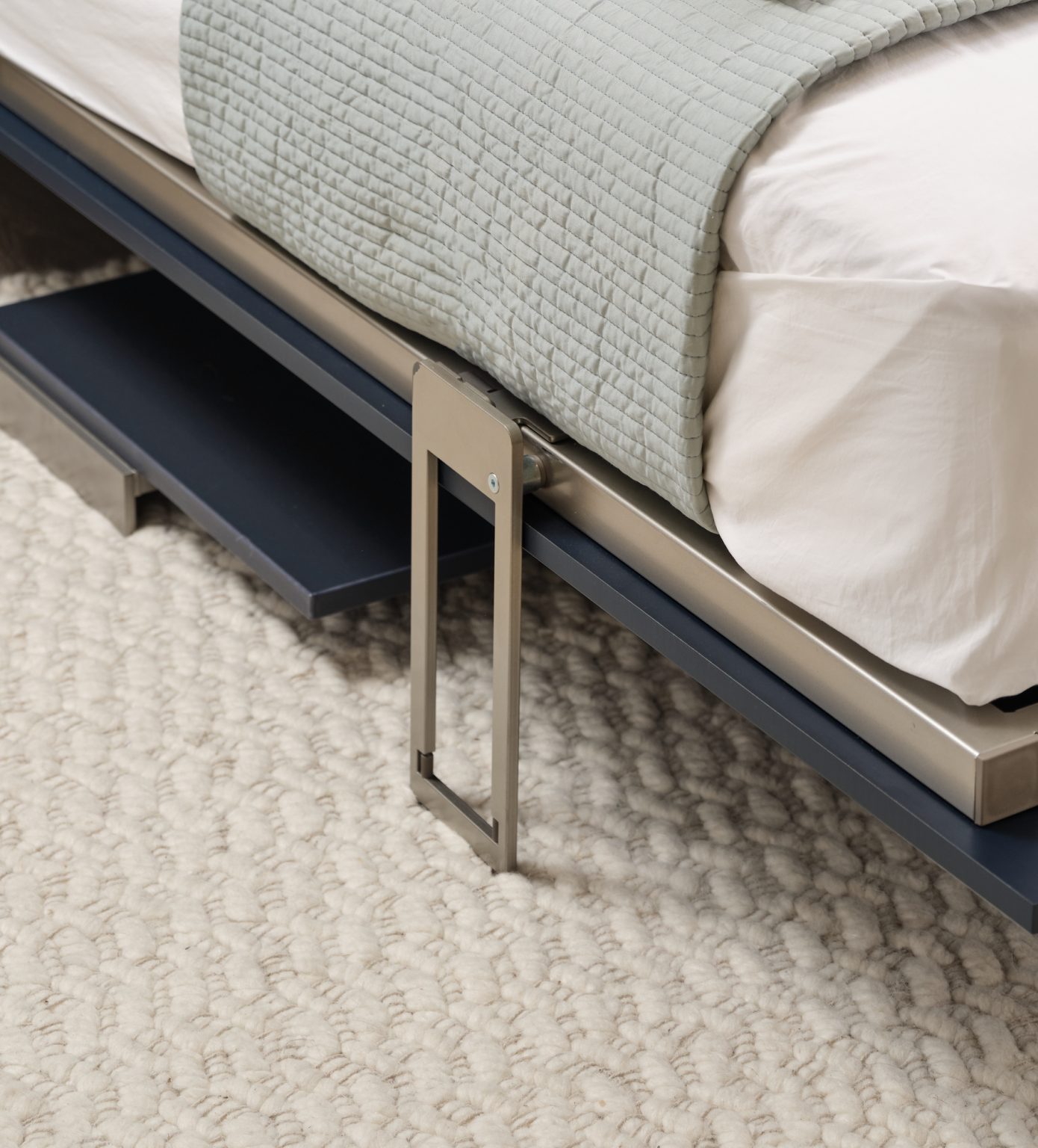 Custom Navy Blue Murphy Bed | Inspired Closets